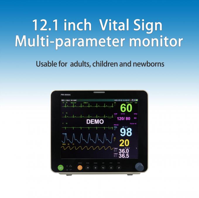 12.1 Inch Modularized Multipara Patient Monitor Hospital Vital Signs ...
