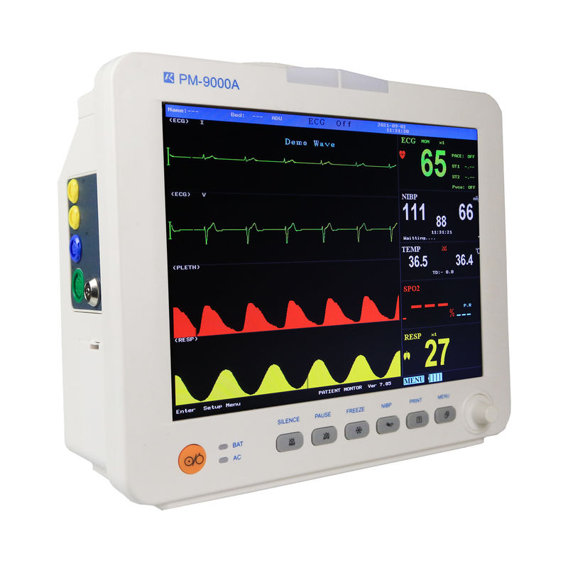 Durable Portable Multiparameter Monitor Color TFT LCD Patient Monitor ...