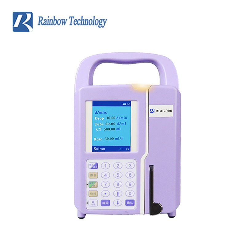 Medical Portable Enteral Feeding Pump Purple Color Class II Semi ...