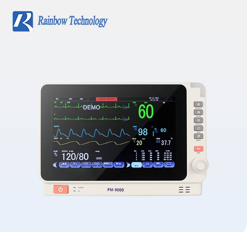 Bedside 10.1 Inch TFT Multi Parameter Vital Signs Monitor With Stand ...