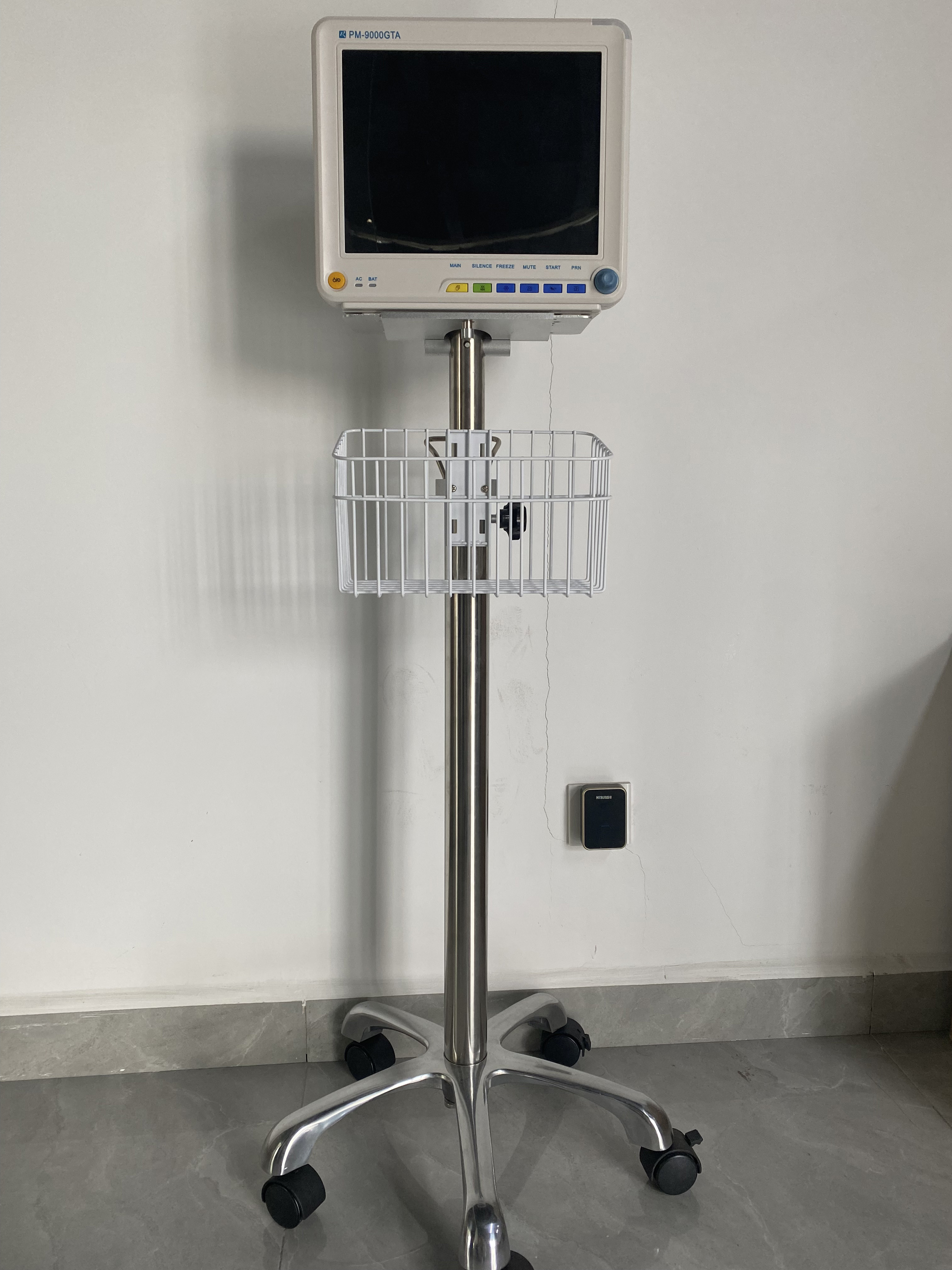 High Quality Monitor Cart Standard Hospital Use Patient Monitor Trolley