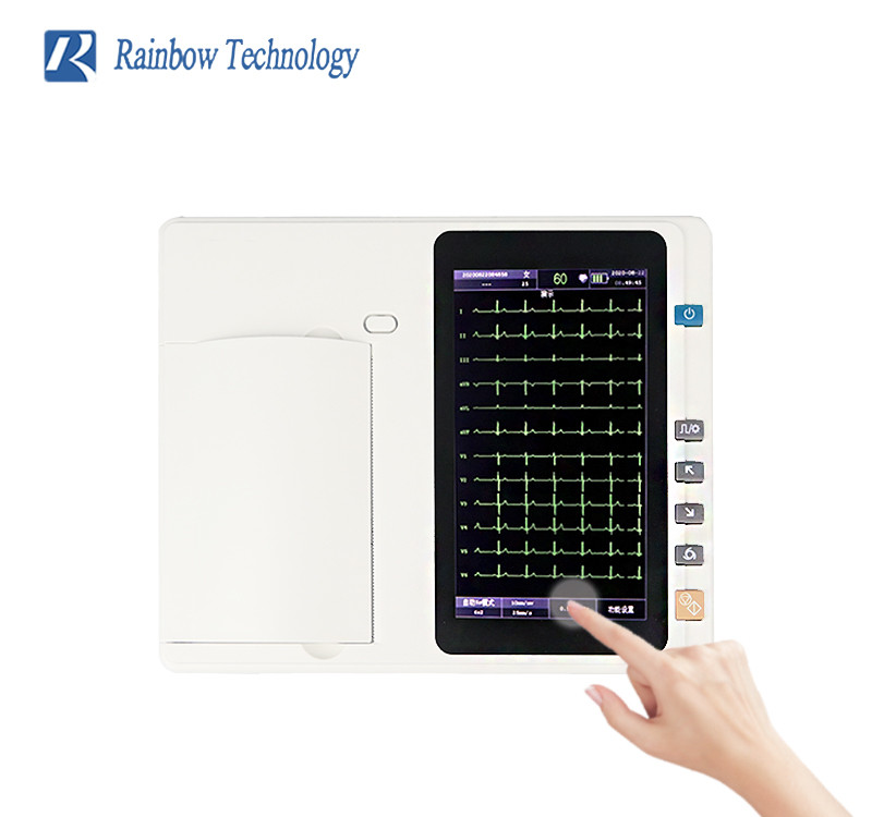 Mobile Wireless ECG 6 Channel Electrocardiogram Electrocardiograph Machine
