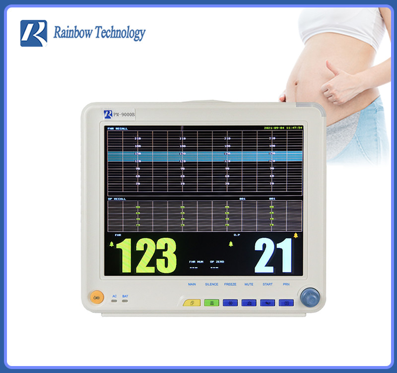 Hospital Pregnant Women Cardiotocography Ctg Machine Maternal Fetal Monitor
