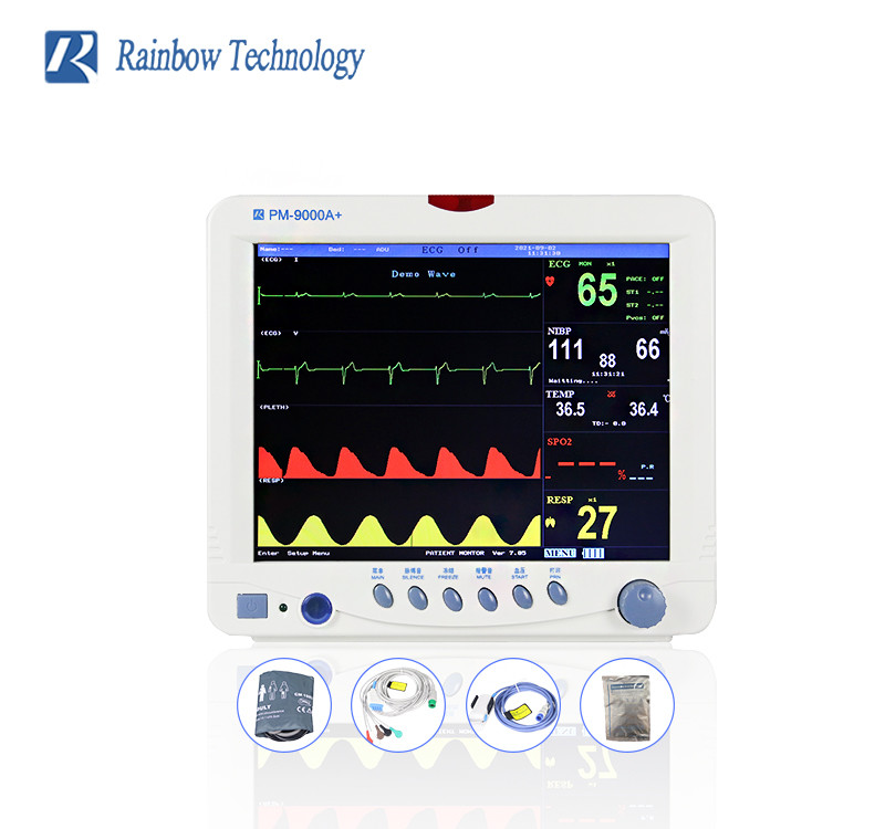 12.1 Inch Big Screen Vital Patient Monitor Big Font Drug Calculation ...