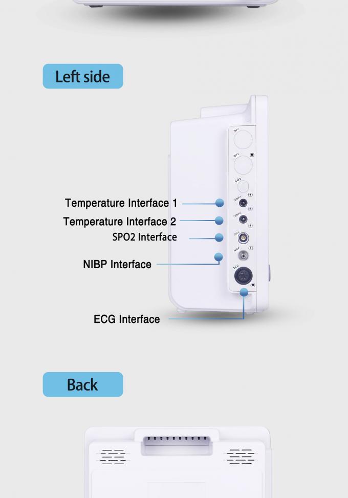 High Resolution Adult Multi Parameter Patient Monitor For Neonatal ...