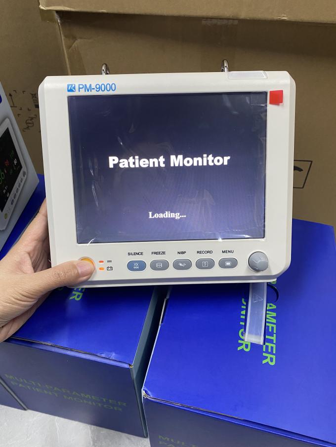 Hospital Medical 8 Inch Vital Signs Patient Monitor With Stand Trolley ...
