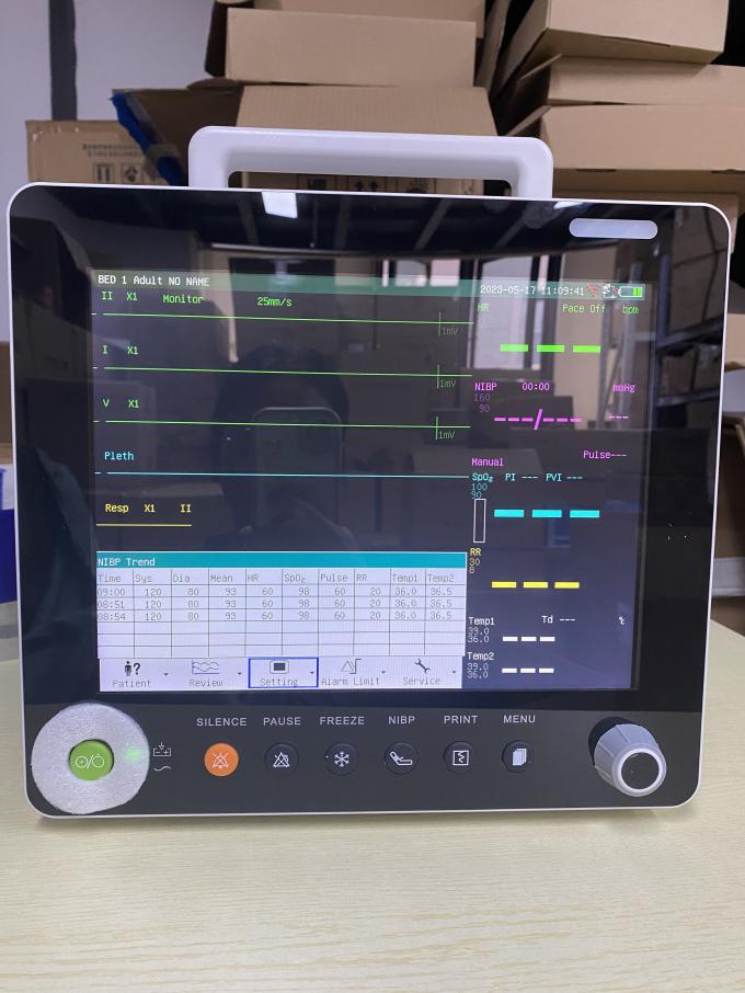 PM-9000GTA Multiparameter Patient Monitor Hospital Ambulance Instrument